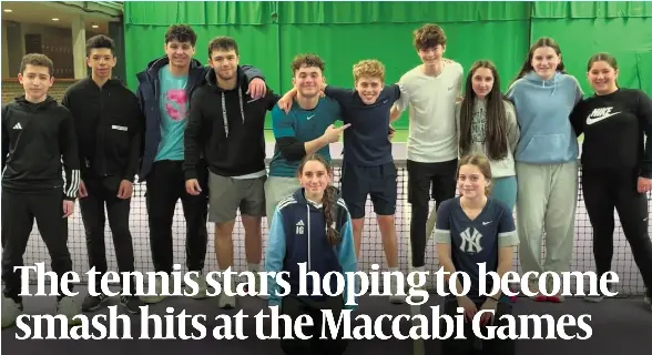 The tennis stars hoping to become smash hits at the Maccabi Games - PressReader
