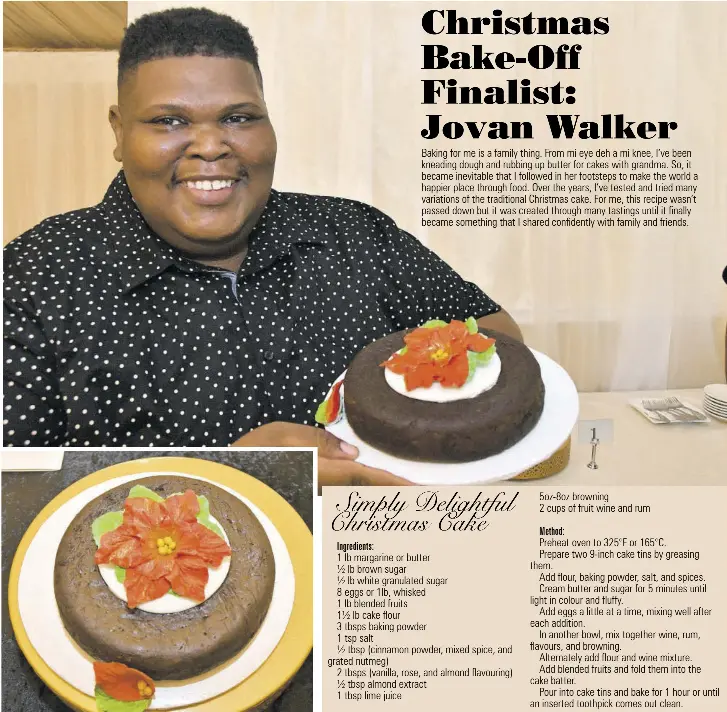 Christmas Bake-off Finalist: Jovan Walker - PressReader