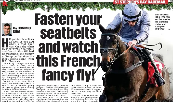 Fasten your seatbelts and watch this French fancy fly! - PressReader