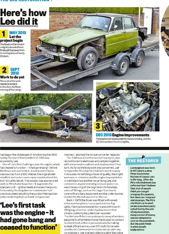 Rover P6 Resto - PressReader