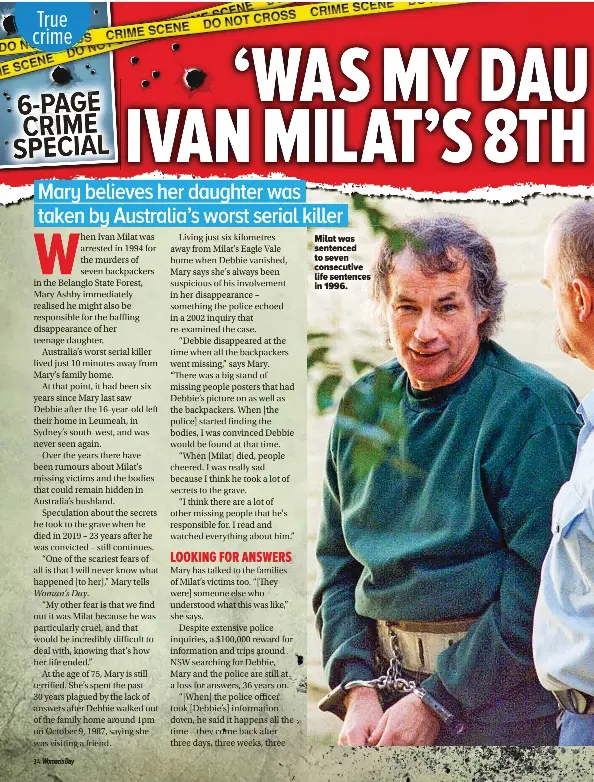 ‘WAS MY DAUGHTER IVAN MILAT’S 8TH VICTIM?’ - PressReader