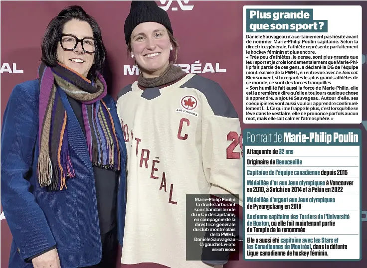 Marie-Philip Poulin portera le « C » - PressReader
