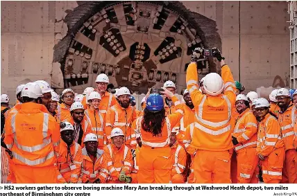 A breakthrou­gh for HS2 as tunnel hits milestone - PressReader