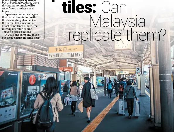 Japan’s piezoelect­ric tiles: Can Malaysia replicate them? - PressReader
