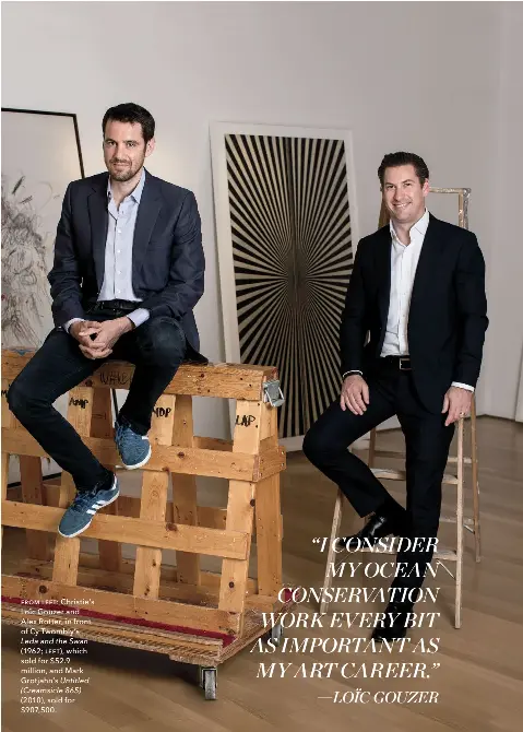 Loïc Gouzer and Alex Rotter of Christie’s kick back in the Hamptons ...