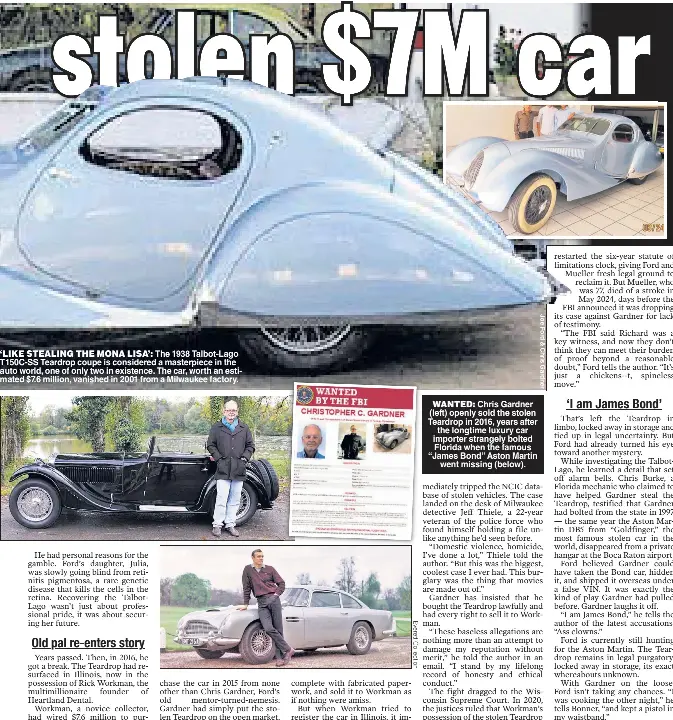 Hunt for the stole $7M car - PressReader