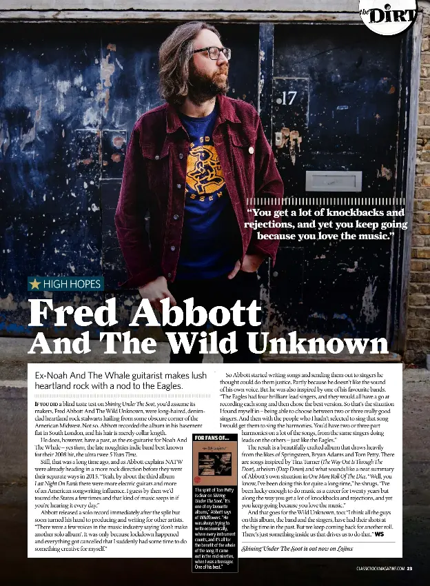 Fred Abbott And The Wild Unknown - PressReader