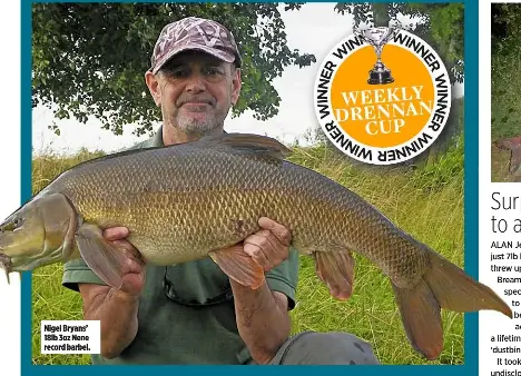 River record barbel from the Nene - PressReader