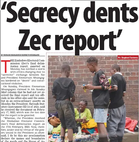 ‘Secrecy dents Zec report’ - PressReader