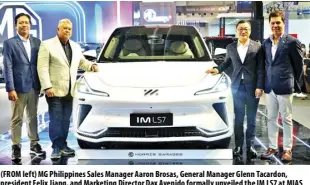NEW EV MODELS DOMINATE THE MIAS 2024 EXHIBITION - PressReader