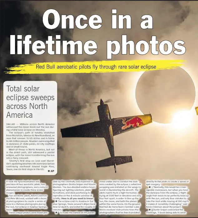 Once in a lifetime photos - PressReader