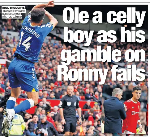Ole a celly boy as his gamble on Ronny fails - PressReader