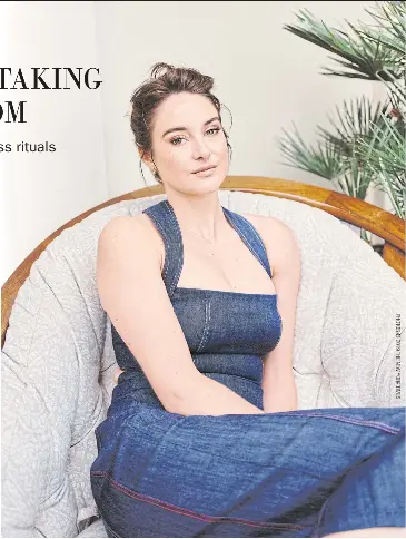 WHY SHAILENE WOODLEY IS T ICE BATHS IN HER HOTEL ROO - PressReader