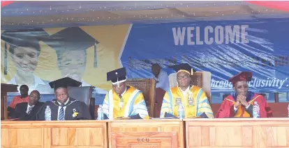 RCU Successful­ly holds inaugural graduation ceremony - PressReader