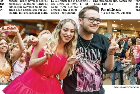 Camille-mania: aanschuive­n vanaf 7 uur ’s ochtends voor een foto - PressReader