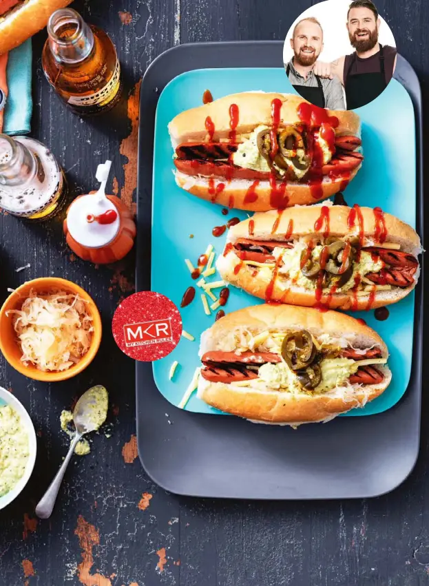 Weekend Footy Hot Dogs With American Mustard Relish - PressReader
