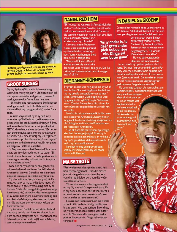 Arendsvlei se Cantona James vlieg deesdae hoog - PressReader