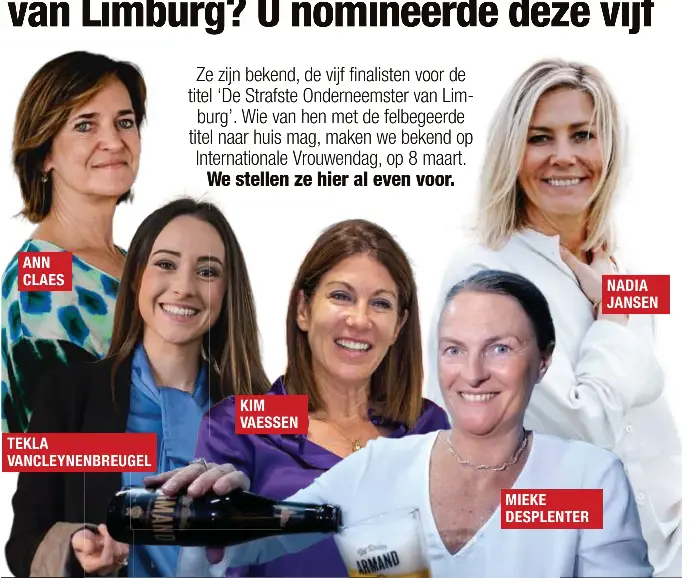 Wie wordt de Strafste Onderneems­ter van Limburg? U nomineerde deze ...