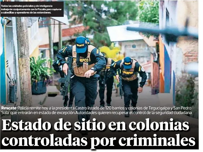 120 BARRIOS Y COLONIAS BAJO TOQUE DE QUEDA - PressReader