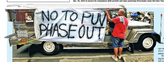 Dec. 31 PUV consolidat­ion deadline stays — DOTR - PressReader