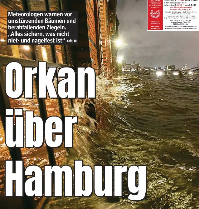 Orkan über Hamburg - PressReader