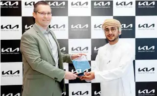 KIA Oman honoured with 2023 Sales Customer Satisfacti­on Regional Excellence Award - PressReader