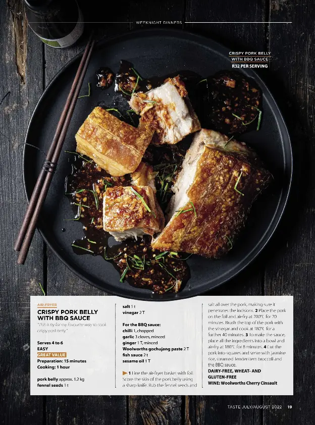 CRISPY PORK BELLY WITH BBQ SAUCE - PressReader