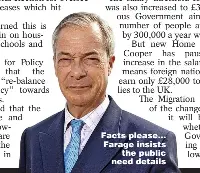 Reform UK urge PM to come clean over social impact of immigratio­n - PressReader