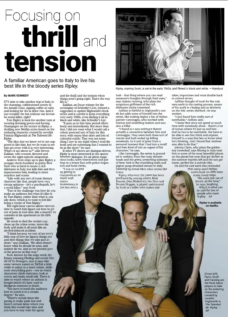 Focusing on thrill and tension - PressReader