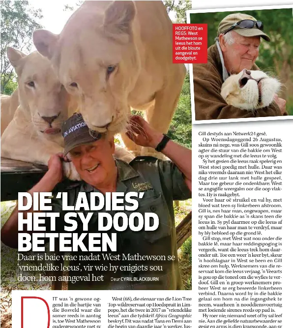 DIE ‘LADIES’ HET SY DOOD BETEKEN - PressReader