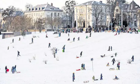 Dresden im Winterraus­ch: „Der Schnee ist einfach geil“ - PressReader