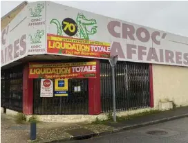 Fermeture définitive pour Croc’Affaires - PressReader