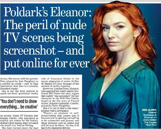 Poldark’s Eleanor: The peril of nude TV scenes being screenshot – and put online for ever ...