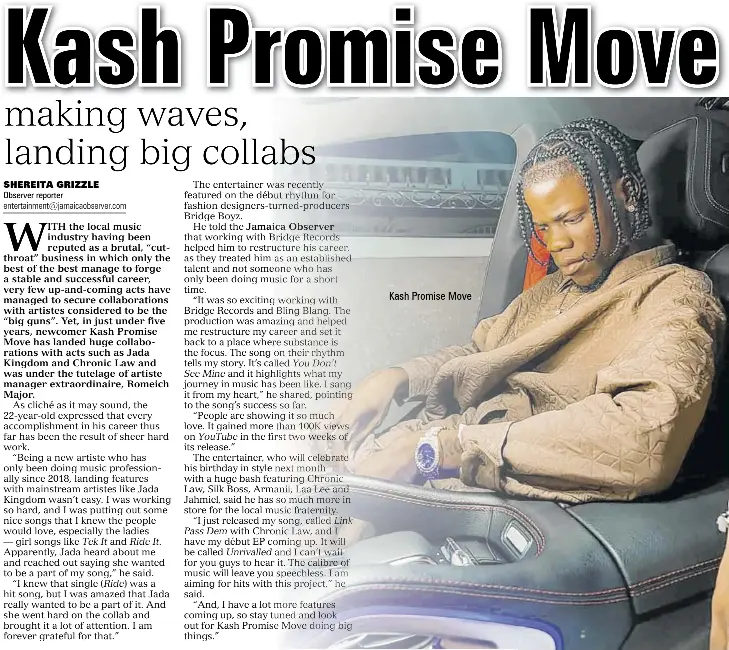 Kash Promise Move - PressReader