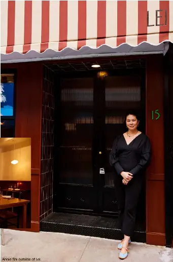Annie Shi Opens Lei, a Wine Bar, on Doyers Street - PressReader
