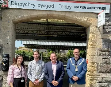 Tenby station rebranded as ‘Home of Long Course Weekend’ - PressReader