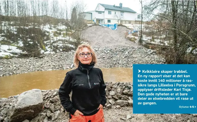 Dyrt å rassikre langs Lilleelva - PressReader