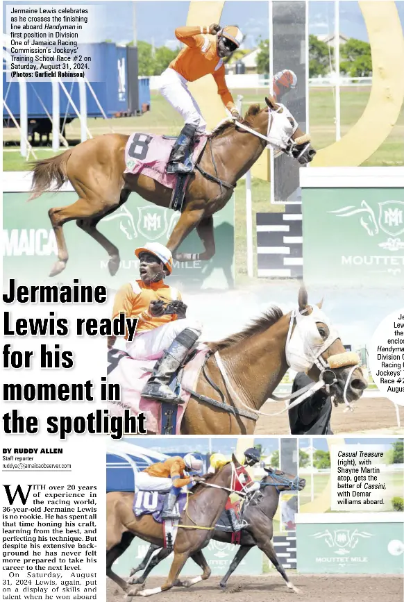 Jermaine Lewis ready for his moment in the spotlight - PressReader