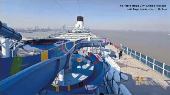 All aboard as domestical­ly built cruise ship sets sail on trial tour - PressReader