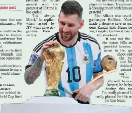 Messi ‘can’t believe’ what he’s done for Argentina - PressReader