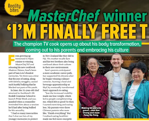 MasterChef winner Sam ‘I’M FINALLY FREE TO BE ME!’ - PressReader