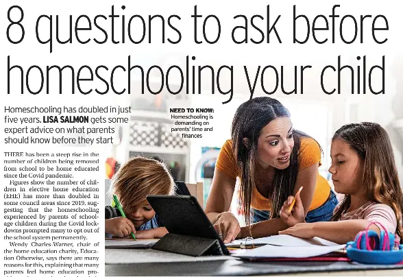 8 questions to ask before homeschool­ing your child - PressReader