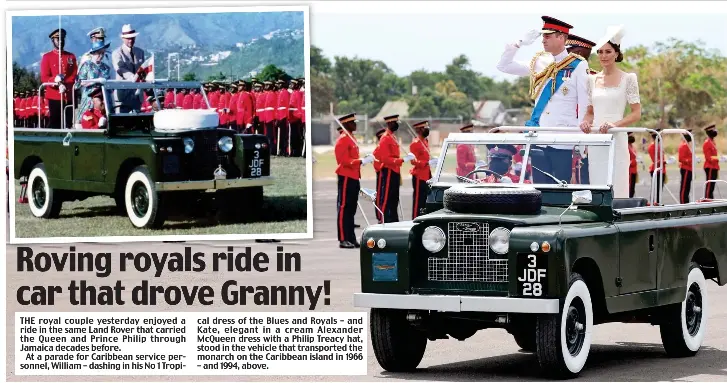 Roving royals ride in car that drove Granny! - PressReader