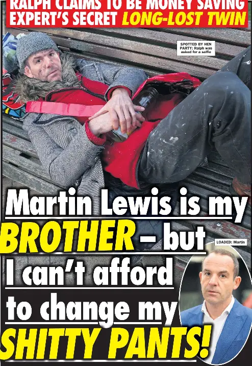 Martin Lewis is my BROTHER – but I can’t afford to change my SHIT TY ...