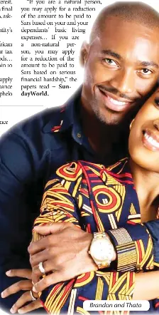 THATO, BRANDON WELCOME THEIR FIRST BABY IN SECRET - PressReader