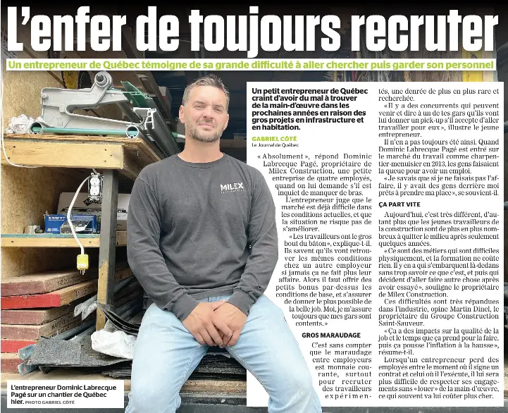 L’enfer de toujours recruter - PressReader