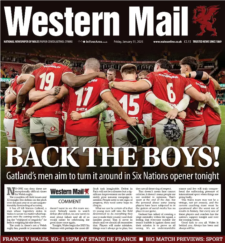 BACK THE BOYS! - PressReader