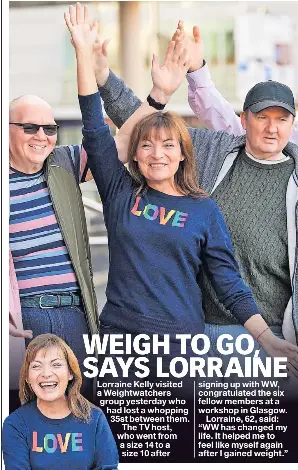 WEIGH TO GO, SAYS LORRAINE - PressReader