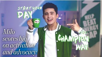 Milo scores big on activation and advocacy - PressReader