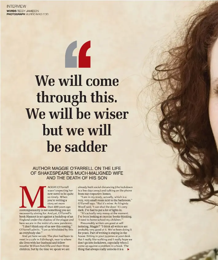 Maggie O’Farrell on Shakespear­e and the plague - PressReader